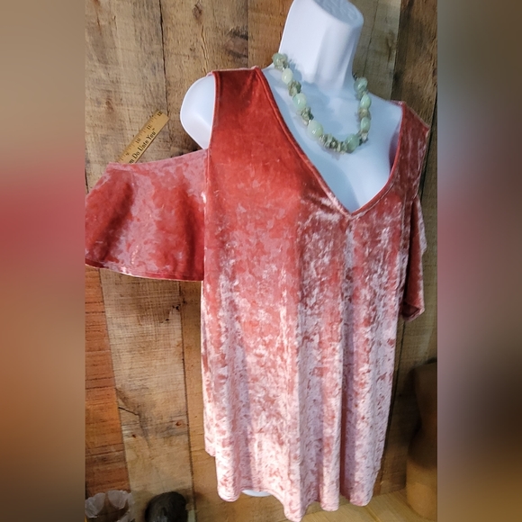 a.n.a | Tops | Ana Crushed Pale Pink Monsoon Top | Poshmark